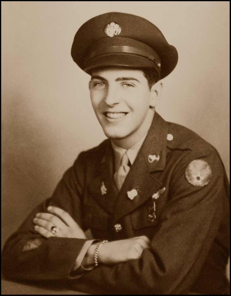 Jim KirkBall turret gunner on B-27 – D. Clarke Evans Photographer